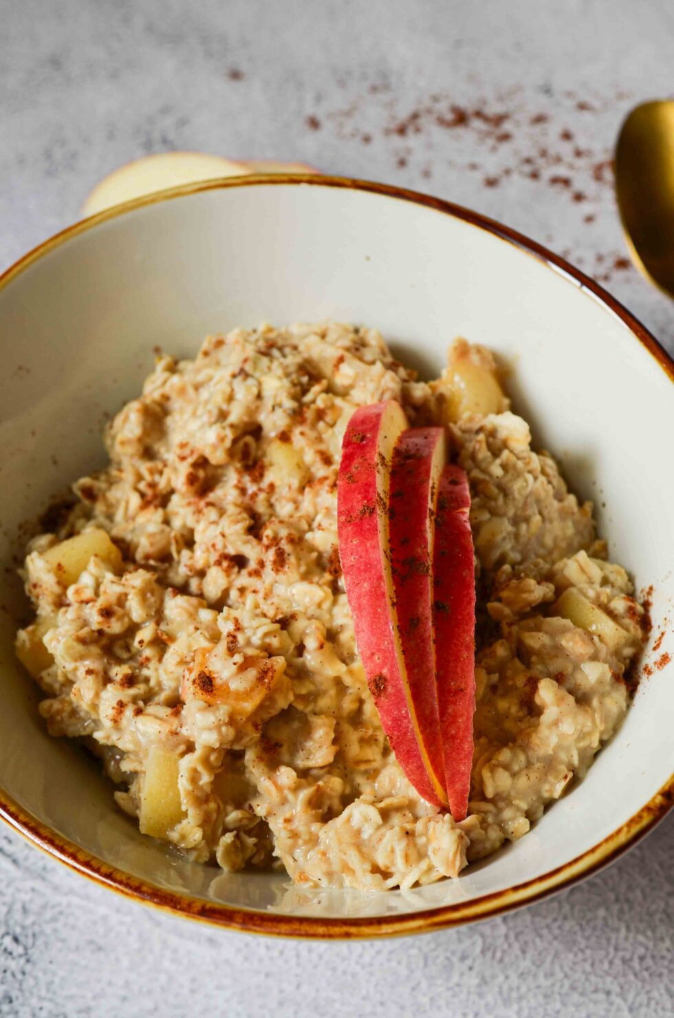 Apfel-Zimt-Porridge - Mycarbcrew